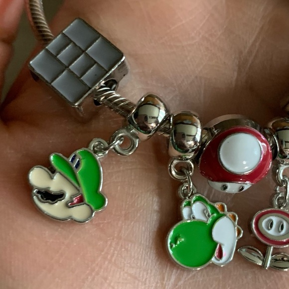 Pandora | Jewelry | Pandora Pave Clasp Bracelet W Super Mario Bros ...